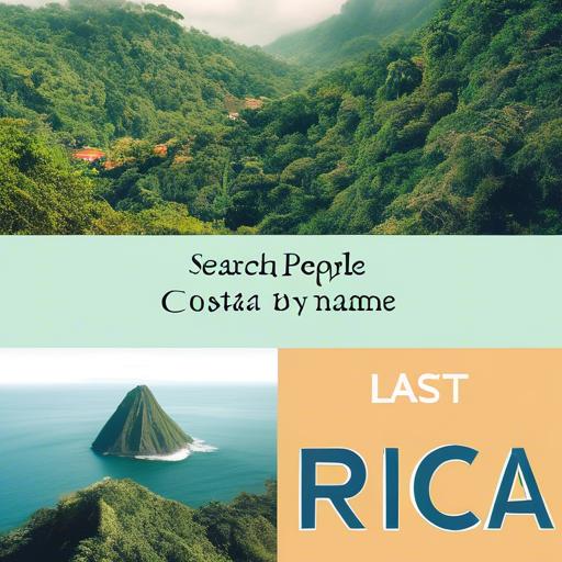 Buscar Personas En Costa Rica Por Nombre Y Apellidos - Costa Rica
