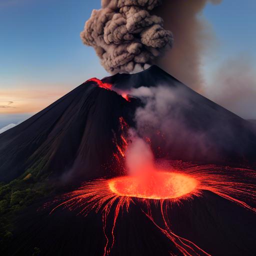 Erupcion Del Volcan Arenal En Costa Rica - Costa Rica
